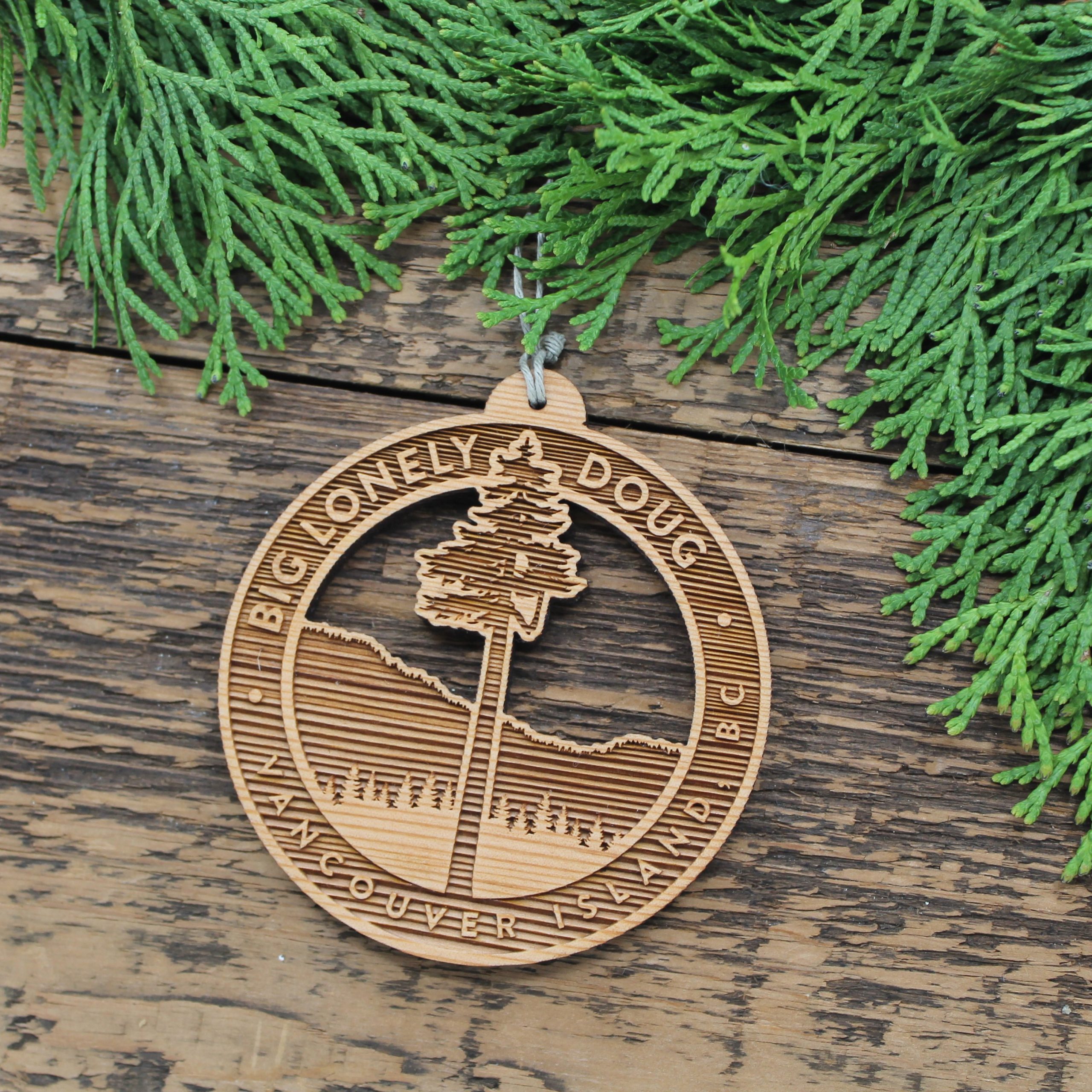 Big Lonely Doug Ornament - First Growth Reclaimed Design
